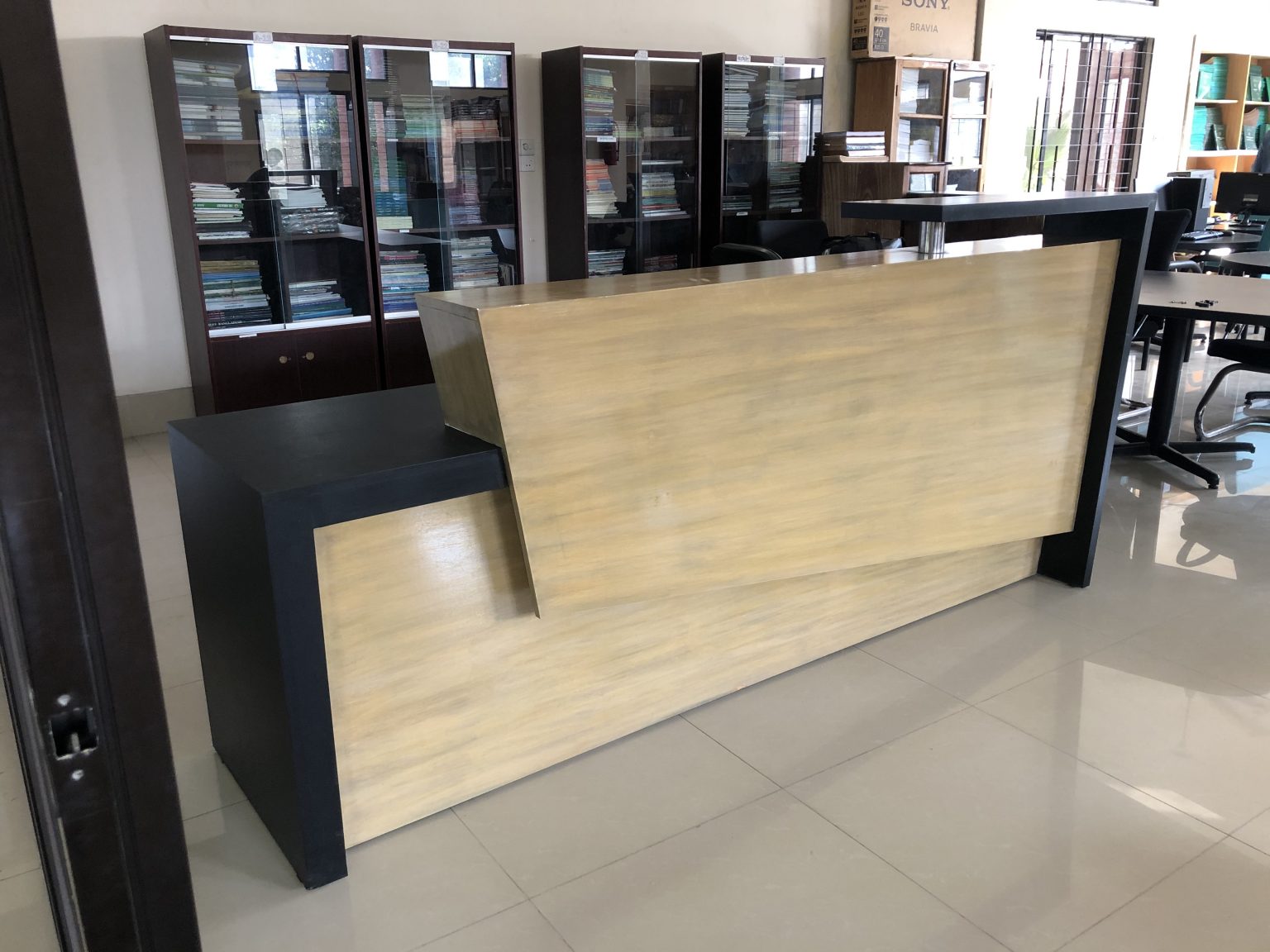 Library Reception Desk | Best Interior Design Firm in Dhaka